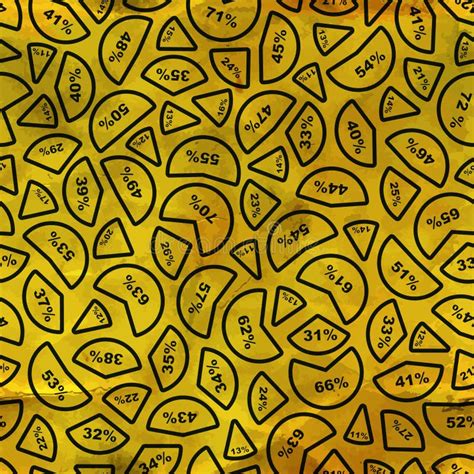 Statistic Symbols Seamless Pattern Stock Vector Illustration Of Finance Account 34615745