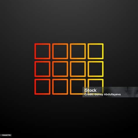 그리드 놀란 아이콘입니다 이미지 집합의 요소입니다 웹사이트 웹 디자인 모바일 앱 정보 그래픽에 대 한 간단한 아이콘 0명에 대한 스톡 벡터 아트 및 기타 이미지 Istock