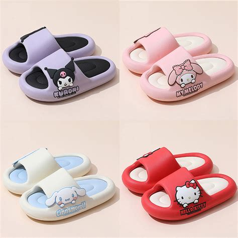 [사이즈대박할] 산리오 캐릭터 사이드 Eva 슬리퍼 거실화 230 250mm 4color 에이블리