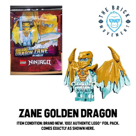 Lego Ninjago Zane Golden Dragon Foil Pack Shopee Philippines