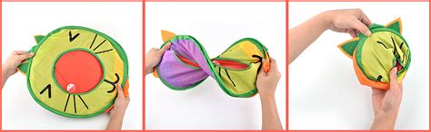 Bissap Pop Up Cat Cube Collapsible Cat Hideouts Play