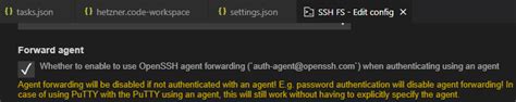 agentforward activation · issue 265 · schoofskelvin vscode sshfs · github