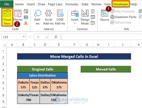 how to move merged cells in excel 3 methods exceldemy