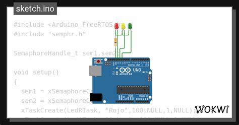 Semáforo Binario Wokwi Esp32 Stm32 Arduino Simulator