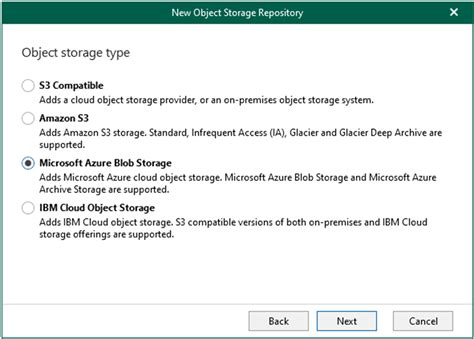 How To Add Microsoft Azure Blob Object Storage Repositories In Veeam Backup For Microsoft 365 V6