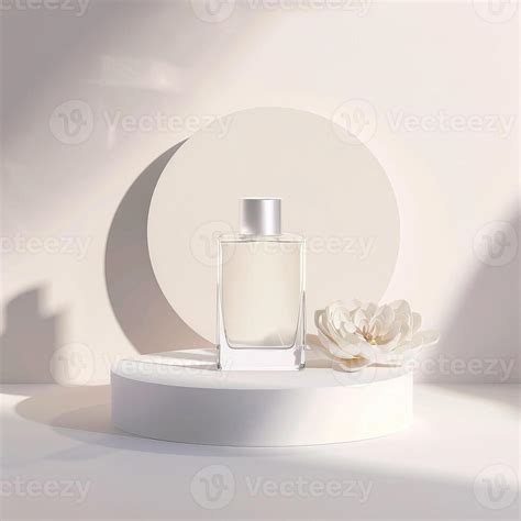 Simple Perfume Packaging Mockup Minimalist Background 46969171 Stock