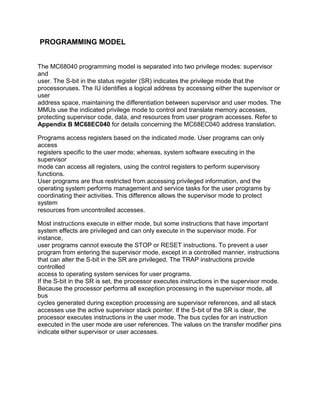 Motorola Mc Microprocessor PDF