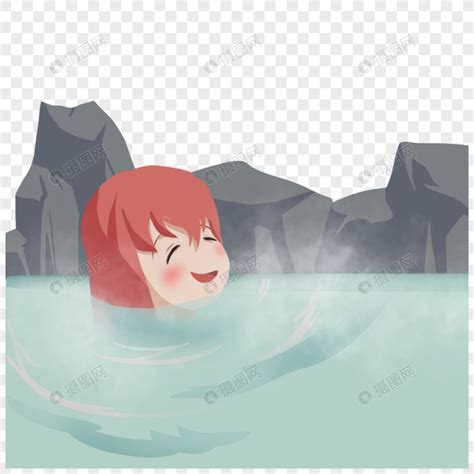 泡温泉元素素材下载 正版素材401573315 摄图网