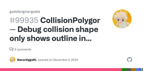 Collisionpolygon2d Debug Collision Shape Only Shows Outline In Exported Projects · Issue