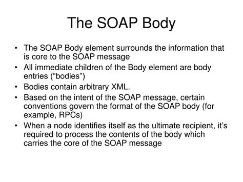 Ppt Soap Protocol Powerpoint Presentation Free Download Id66348