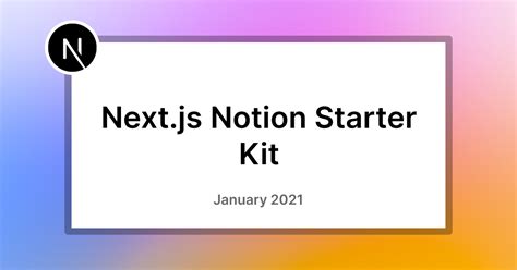 Nextjs Notion Starter Kit