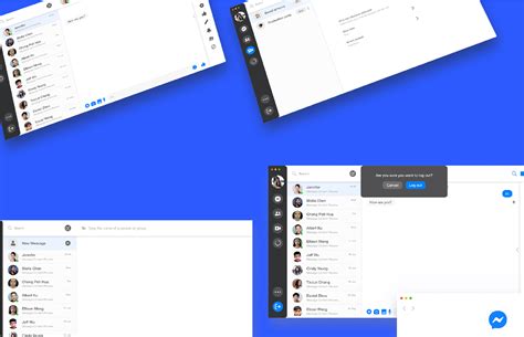Messenger Macos Redesign On Behance