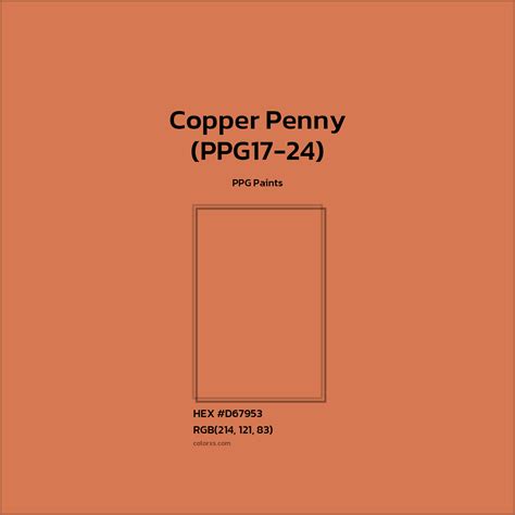 Copper Color Code At Shelley Morgan Blog