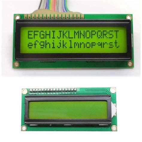 Lcd1602a 5v 1602 Module Green Screen 16x2 Character Lcd Display Module1602a Green Screen