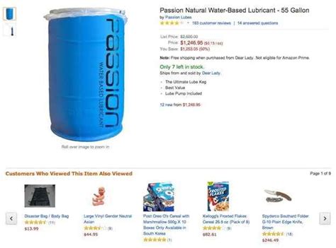 This 55 Gallon Drum Of Personal Lubricant 55 Gallon Drum 55 Gallon Lubricant