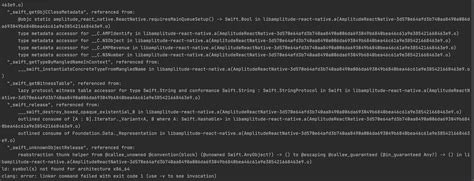 unable to determine swift version for the following pods · issue 52 · amplitude amplitude