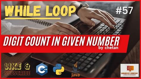 Digit Count In Given Number In C Python Java Logical Programming
