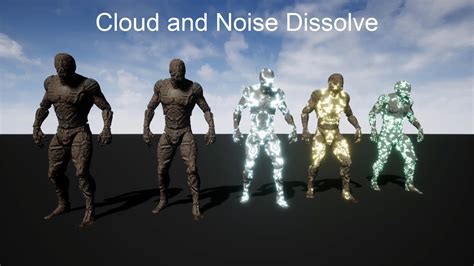Artstation Dissolve Effect Pack For Ue4 And Ue5 Game Assets