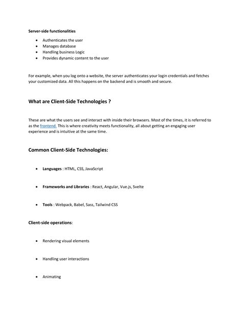 Ppt Understanding Of Server Side And Client Side Technologies Powerpoint Presentation Id