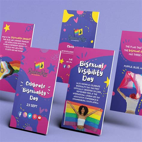 Bisexuality Day Social Media Content Unlimited Graphic Design Service
