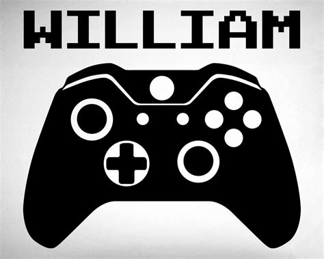 Video Game Controller Wall Decal 0306 Gamer Controller Etsy