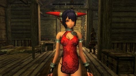 Npc Red Dress Chsbhc Bbp Downloads Skyrim Non Adult Mods Loverslab