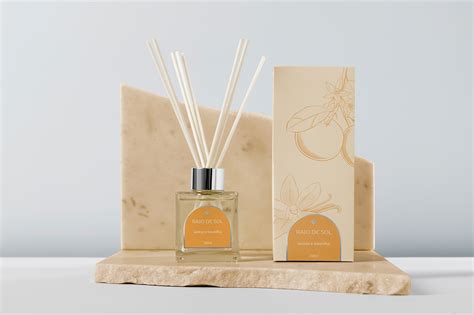 Illustrated Packaging Reed Diffuser And Candle On Behance