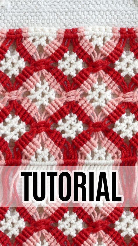 3 Color Macrame Pattern For Diy Home Decor