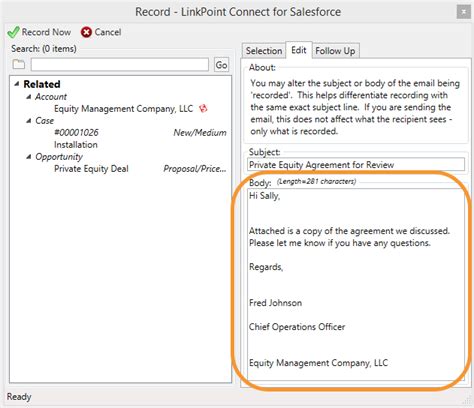 Configuring The Linkpoint Connect Salesforce Connector Ibm Notes