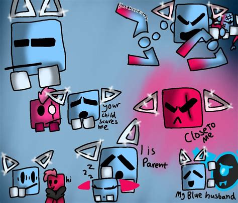 Sad Cube Doodles 2 Jsab By Bluedreemurryt On Deviantart