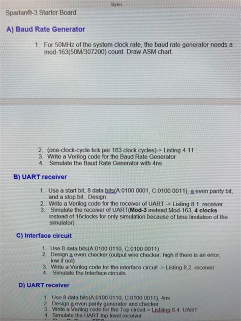 Solved Lab 2 Uart Universal Asynchronous Receiver And