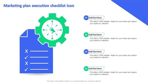 Marketing Plan Execution Checklist Icon Ppt Powerpoint