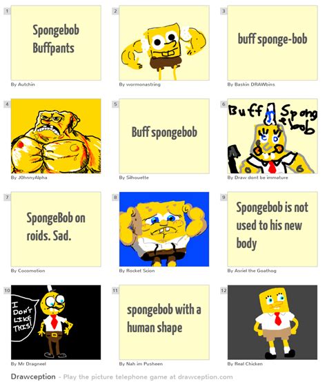 Spongebob Buffpants Drawception