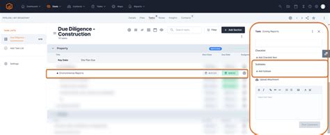 add subtasks to task items