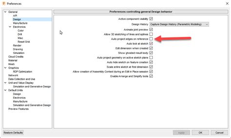 Solved How To Stop Sketch Elements From Snapping To Faces On The