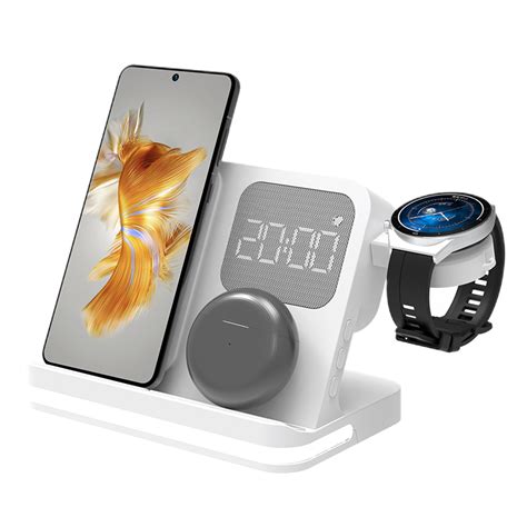 Aresh四合一无线充电器适用华为gt3手表mate60 50pro手机watch4底座p50磁吸快充watch3三合一智能gt2e支架gt3 虎窝淘