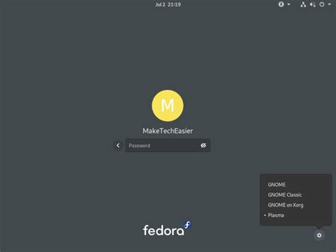 How To Switch Desktop Environments In Fedora Make Tech Easier