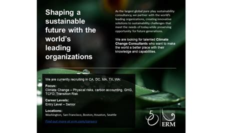 Erm On Linkedin Careers At Erm Environmental Resources Management Erm