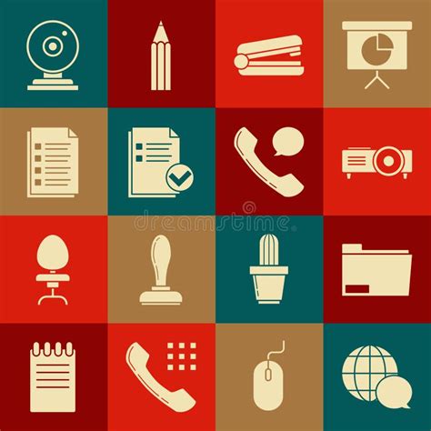 Set World Map Made From Speech Bubble Document Folder Presentation Movie Film Media