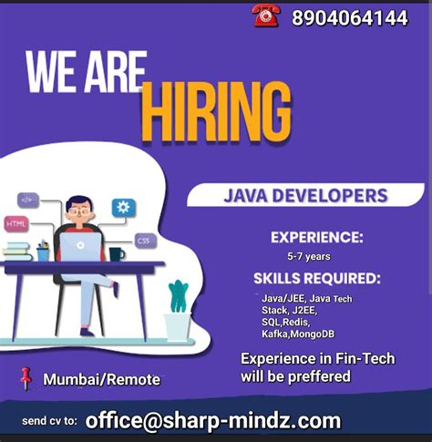 We Are Hiring Sharp Mindz