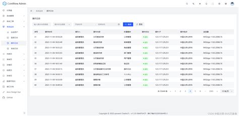 一个界面现代美观，色彩年轻化的vue3springboot3前后端分离中后台管理脚手架springboot3vite3yue3
