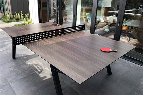 The Woolsey Outdoor Ping Pong Dining Table If Its Hip Its Here