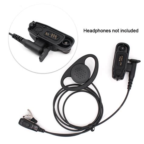 Headphone Audio Adapter For Motorola Radio Dp4400 Dp4600 Dp4800 Dp4601 Dp3600 Dp3601 Dp3400