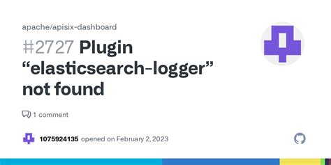 Plugin Elasticsearch Logger Not Found Issue 2727 Apache Apisix
