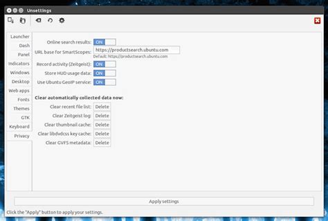 Ferramenta de configuração do ambiente Unity Instale Unsettings