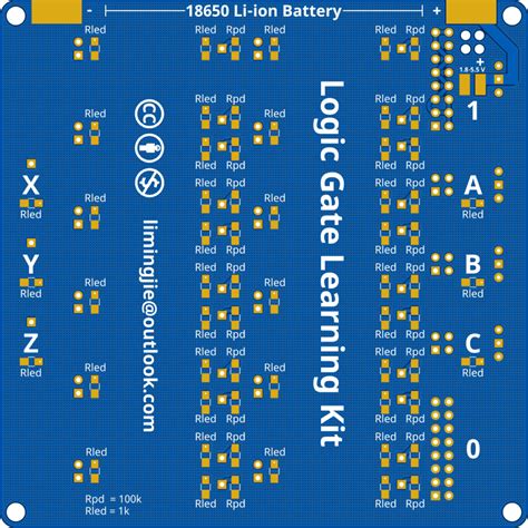 Logic Gate Learning Kit Circuit Xtronic