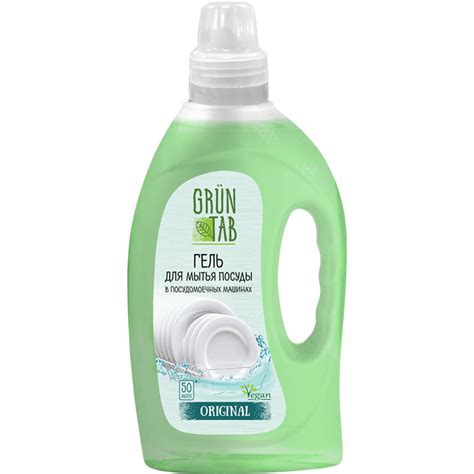 Grun Tab ჭურჭლის სარეცხი მანქანის სითხე 1 ლ Veli Store