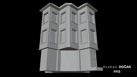 House4 Small Apartment 3d Model By Atakan