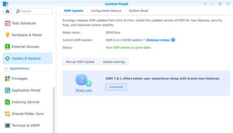 How Do I Update To The Latest DSM Version From An Older Version Synology Knowledge Center