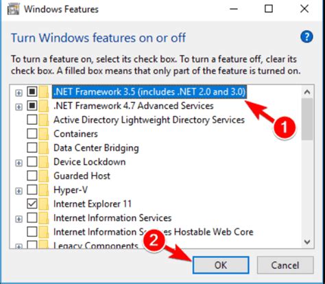 8 fixes for cannot install framework 3 5